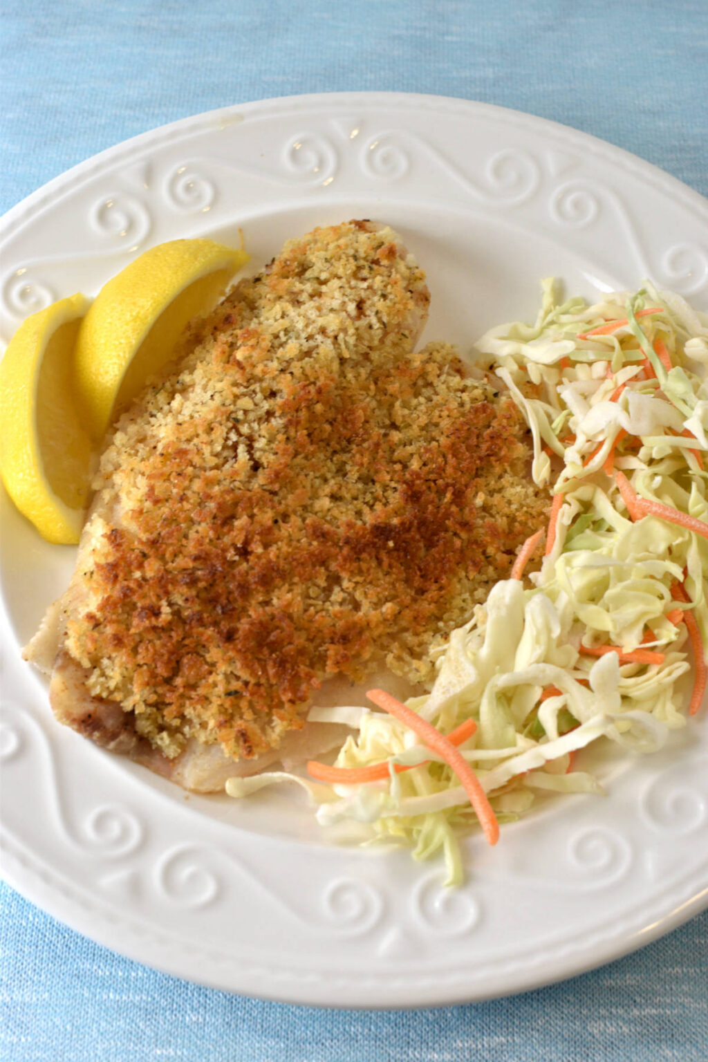 Parmesan Panko Crusted Tilapia - Simple Living Recipes