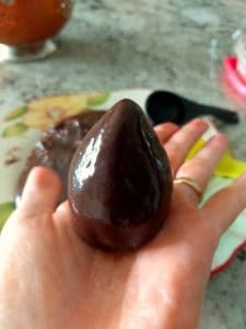 Halloween Dessert - Strawberry and Chocolate Fudge mice