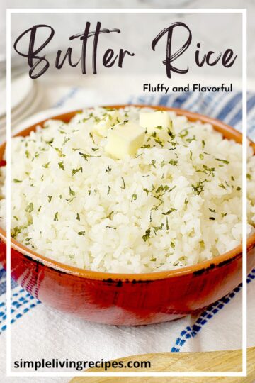 Butter Rice - Simple Living Recipes