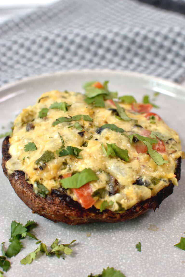 Vegetarian Stuffed Portobello Mushrooms recipe