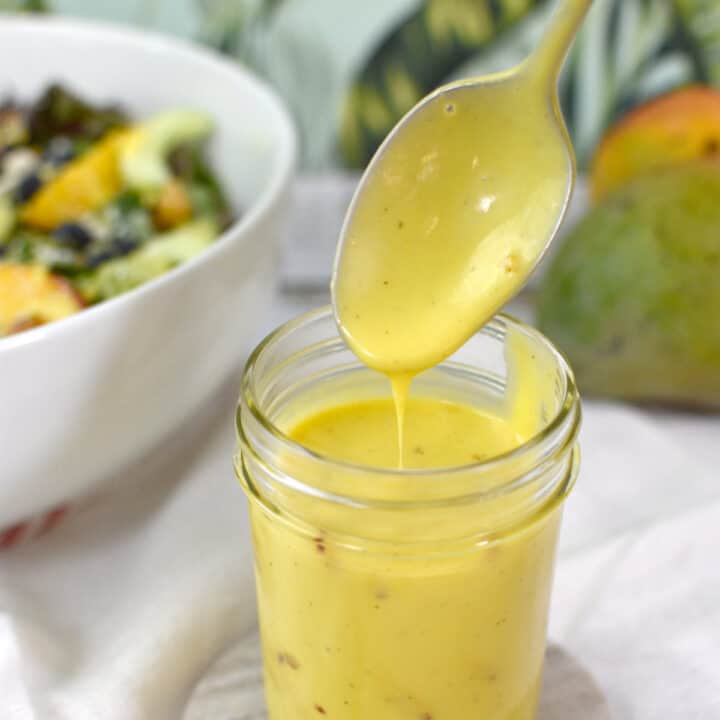 Mango Vinaigrette - Mango Salad dressing - Simple Living Recipes