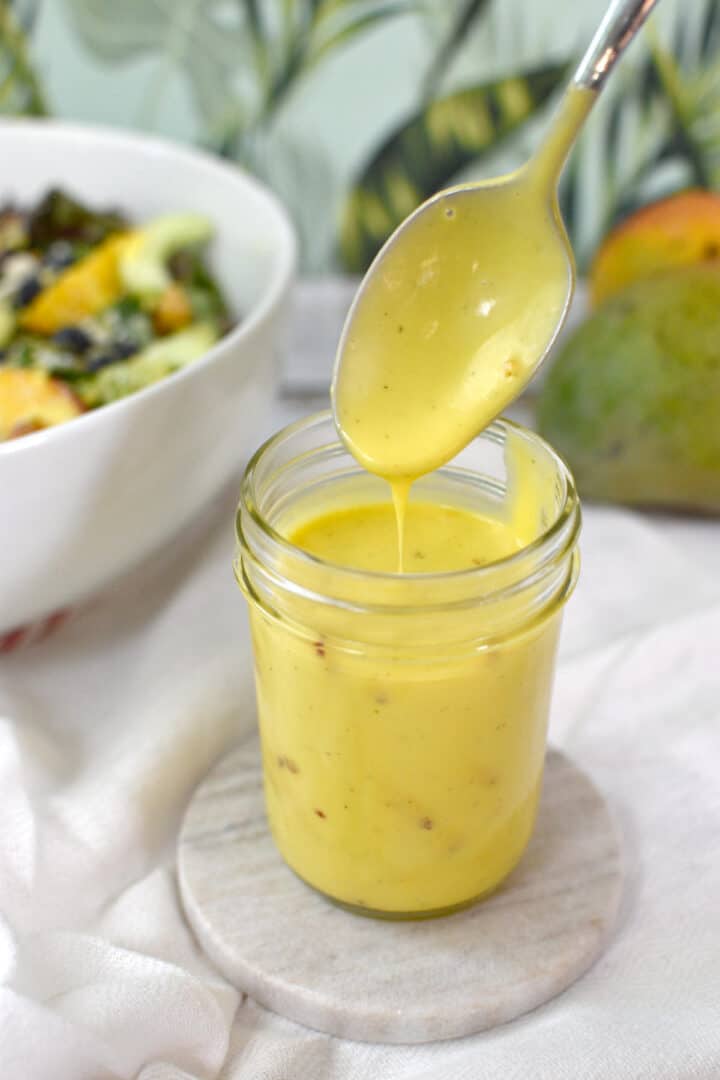 Mango Vinaigrette - Mango Salad dressing - Simple Living Recipes