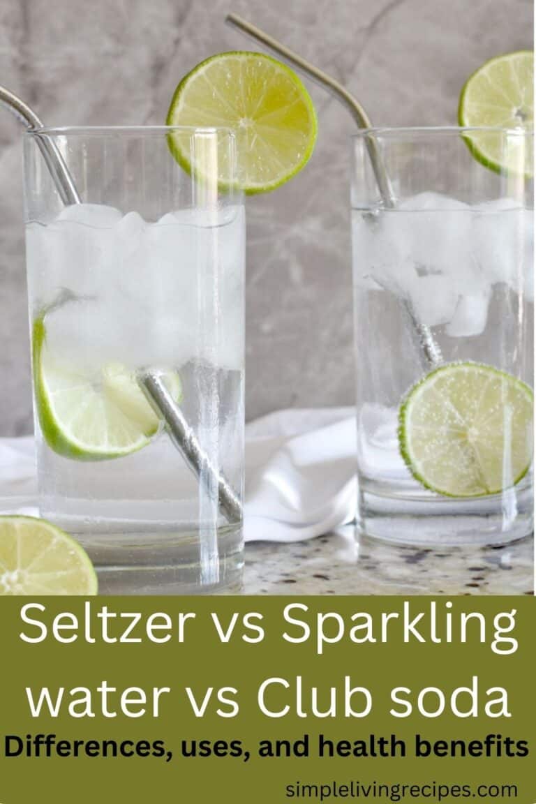 Seltzer vs Sparkling Water vs Club soda-Differences, uses, benefits