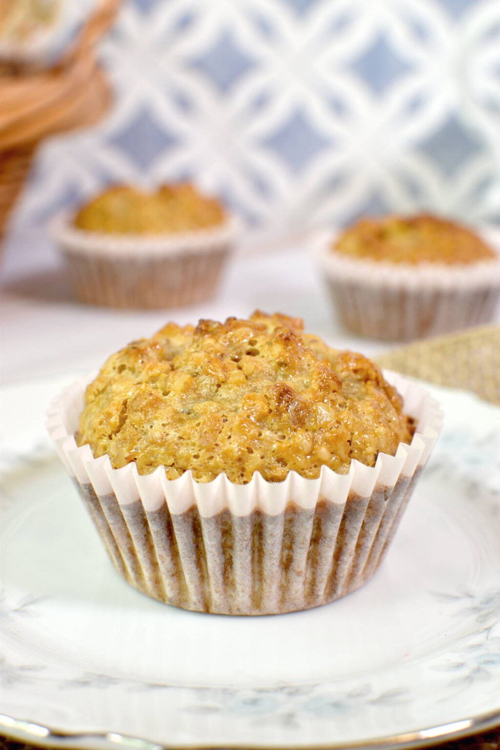 Walnut muffins (just 3 ingredients) - Simple Living Recipes