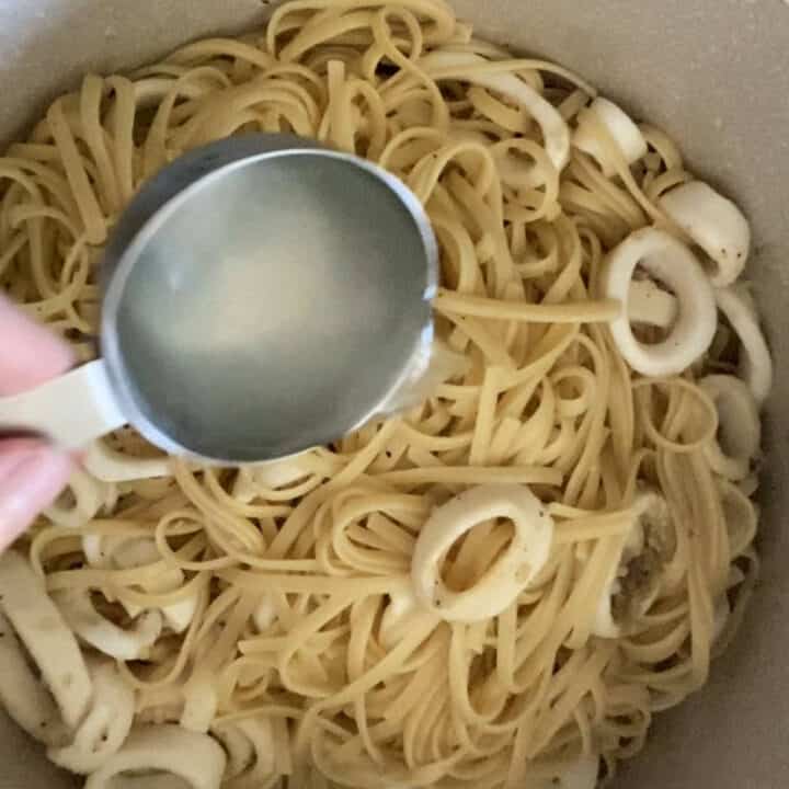 The Best Calamari Pasta - Simple Living Recipes