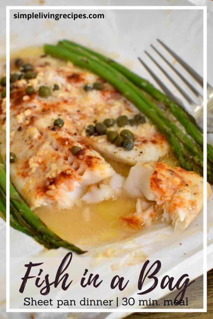 Easy Fish in a Bag Recipe (Fish en Papillote) - Simple Living Recipes